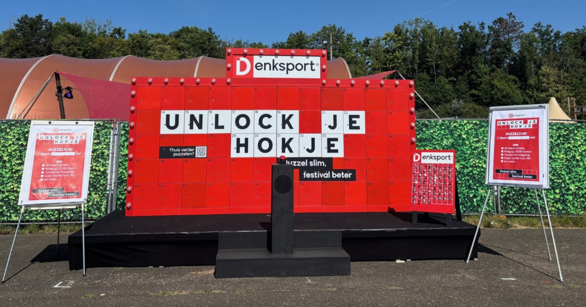 Denksport zet puzzels centraal op Pinkpop | Sponsorreport