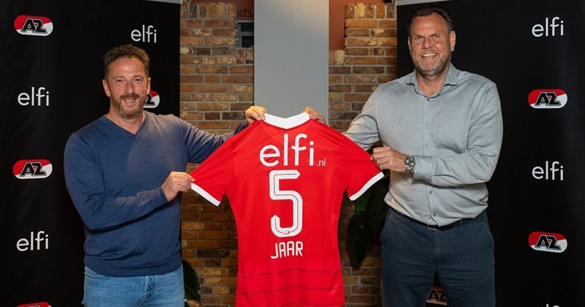 Elfi nieuwe rugsponsor AZ | Sponsorreport