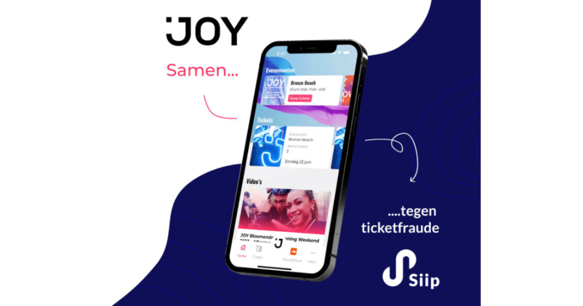 Samenwerking Joy Events & Siip | Sponsorreport